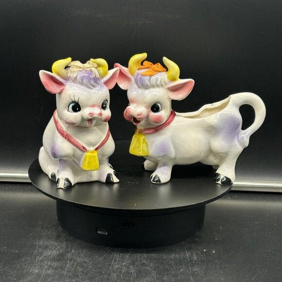 Vintage 1950's | Dining | Vintage 95s Japan Porcelain Cow Sugar And ...